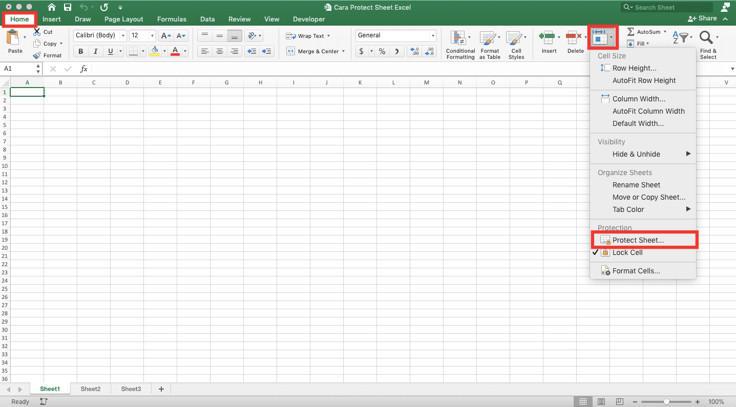 Cara Protect Sheet Excel Compute Expert